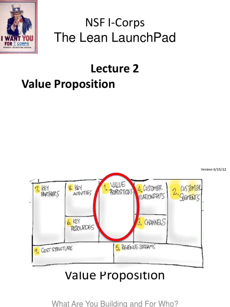 NSF Lecture 2 Value Prop | PDF | Insight | Risk