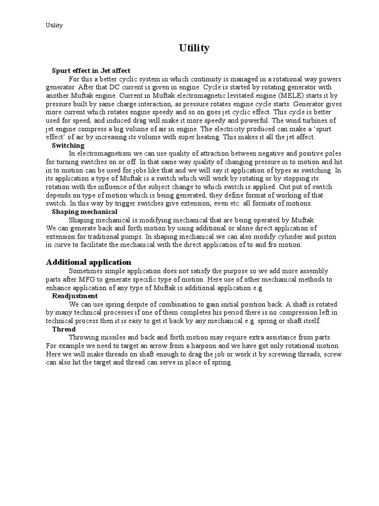 Utility: Spurt Effect in Jet Affect | PDF | Engines | Jet Engine