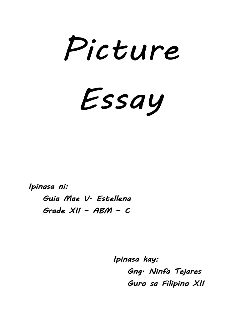 Picture Essay | PDF