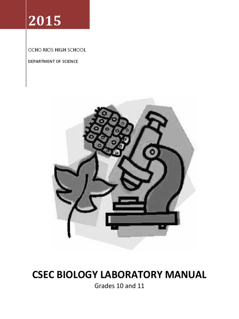 Csec Biology labORATORY Manual | PDF | Vertebral Column | Soil