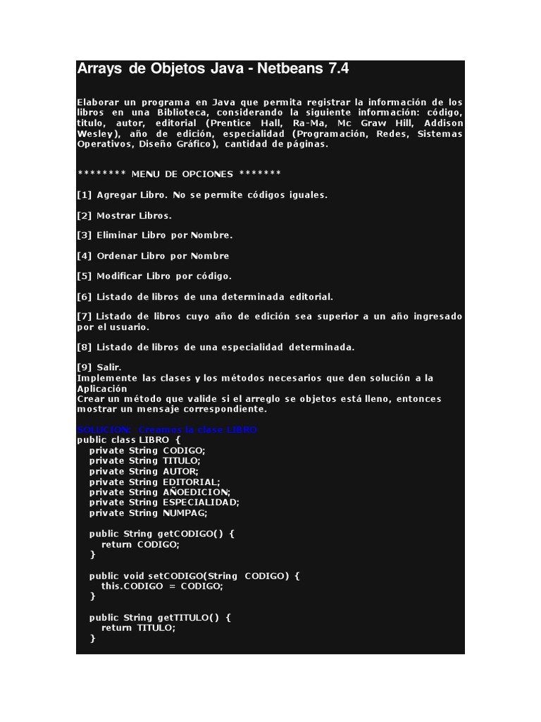 Herencia Polimorfismo Etc Java PDF | PDF | Java (lenguaje de programación) | Herencia ...