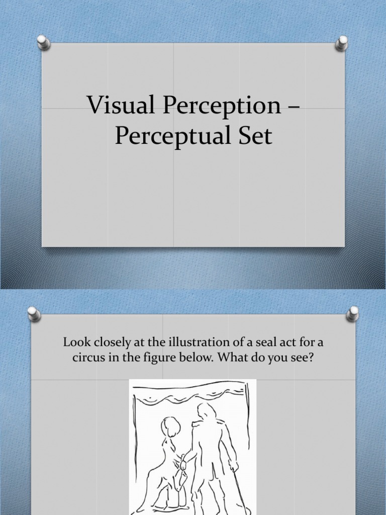 Visual Perception - Perceptual Set | PDF | Perception | Motivation