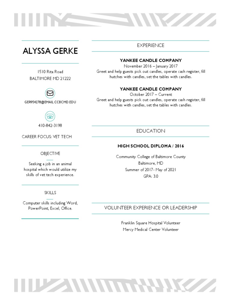 Alyssa Gerke Resume | PDF