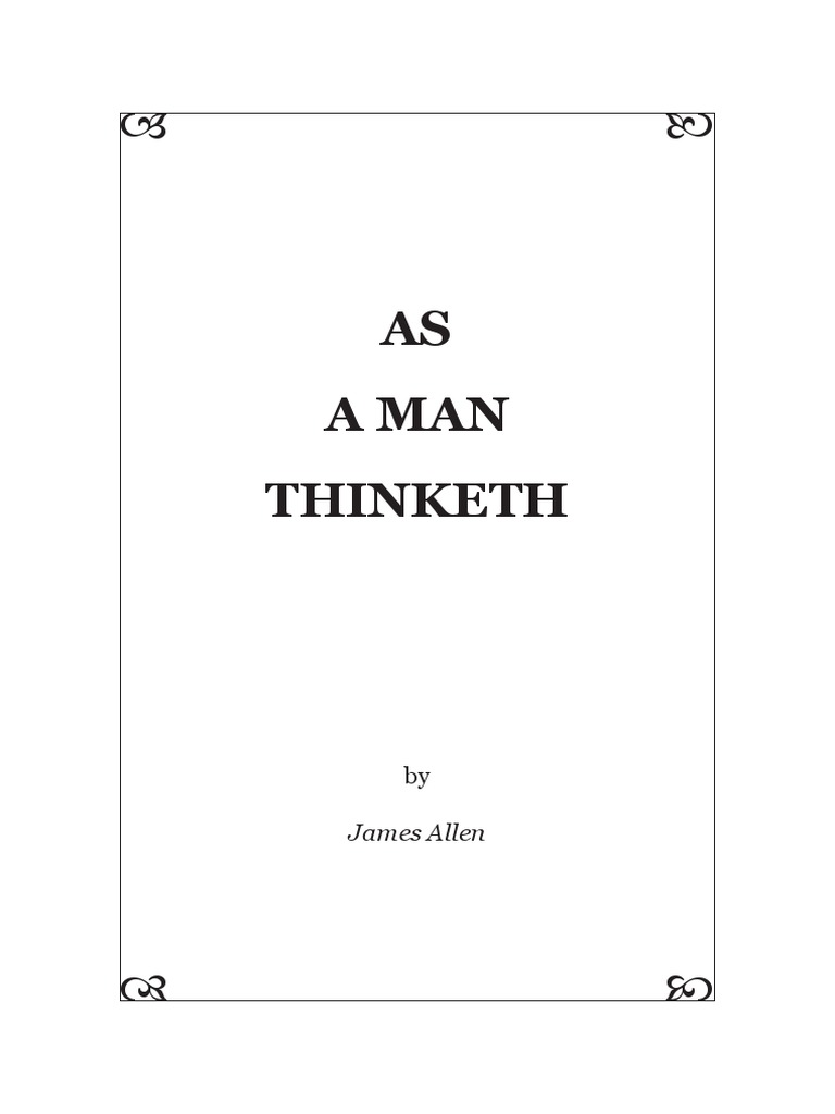 Thinketh PDF | PDF | Virtue | Mind