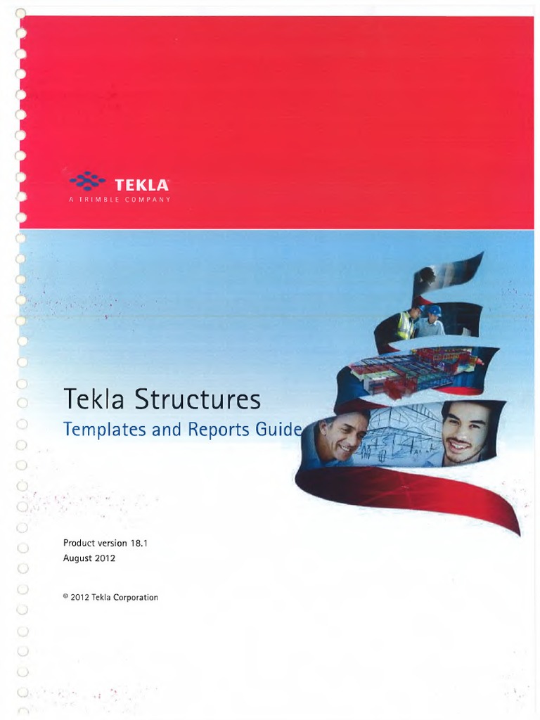 Tekla Structures - Templates and Reports Guide | PDF | License | Trademark