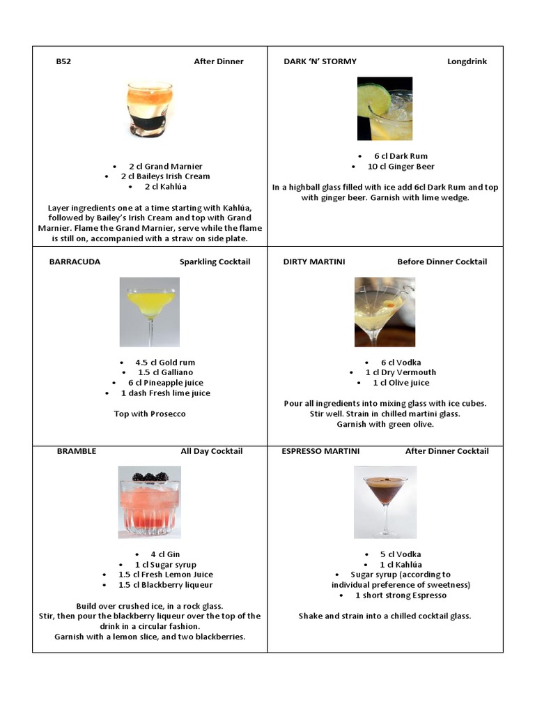 New Era Drinks by IBA | PDF | Martini (Cocktail) | Cocktails