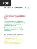 Module 10 Aviation Legislation Practice Test | PDF | Aviation | Aeronautics