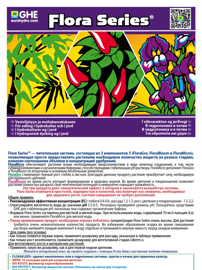 Chart Flora Series Ru | PDF
