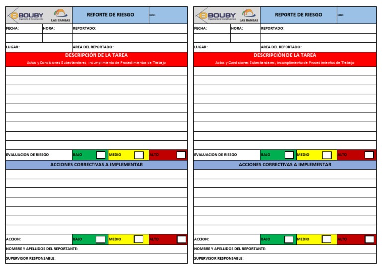 Reporte de Riesgo 2 | PDF