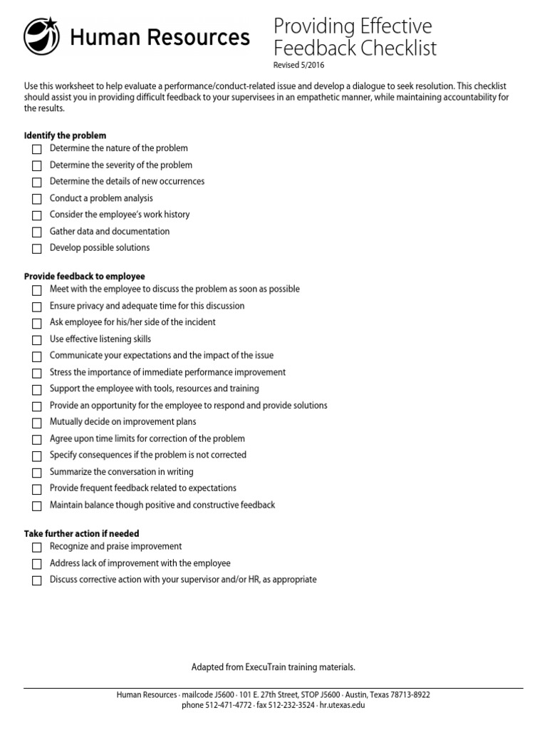 Providing Effectve Feedback | PDF | Human Resources | Business