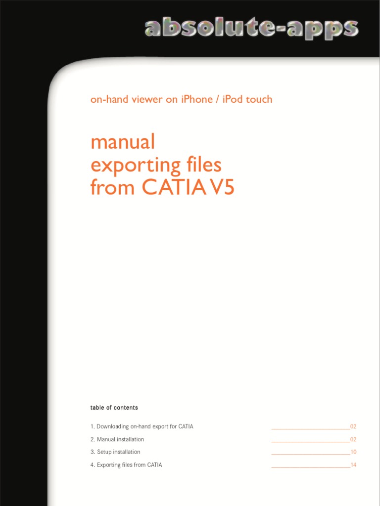 Manual Export CATIA | PDF
