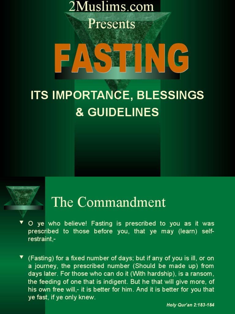 Fasting Rules | PDF | Muhammad | Islamic Branches