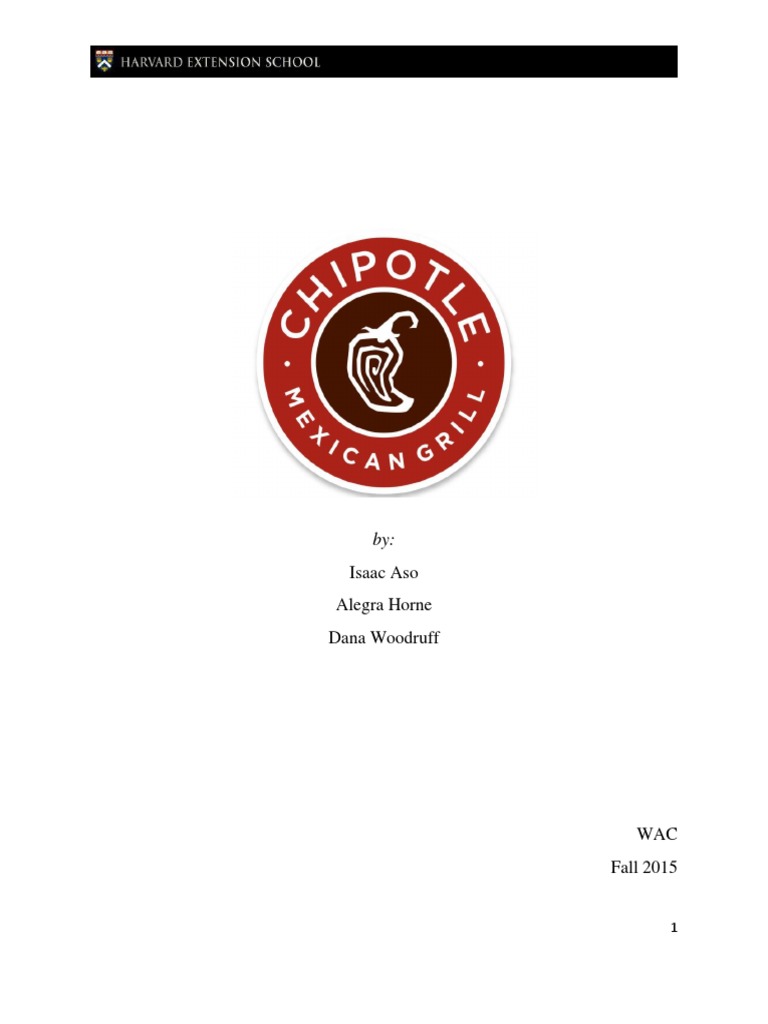 Document Chipotle PDF | PDF | Chipotle Mexican Grill | Fast Food ...