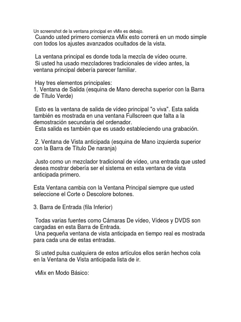 Vmix Tutorial Pdf