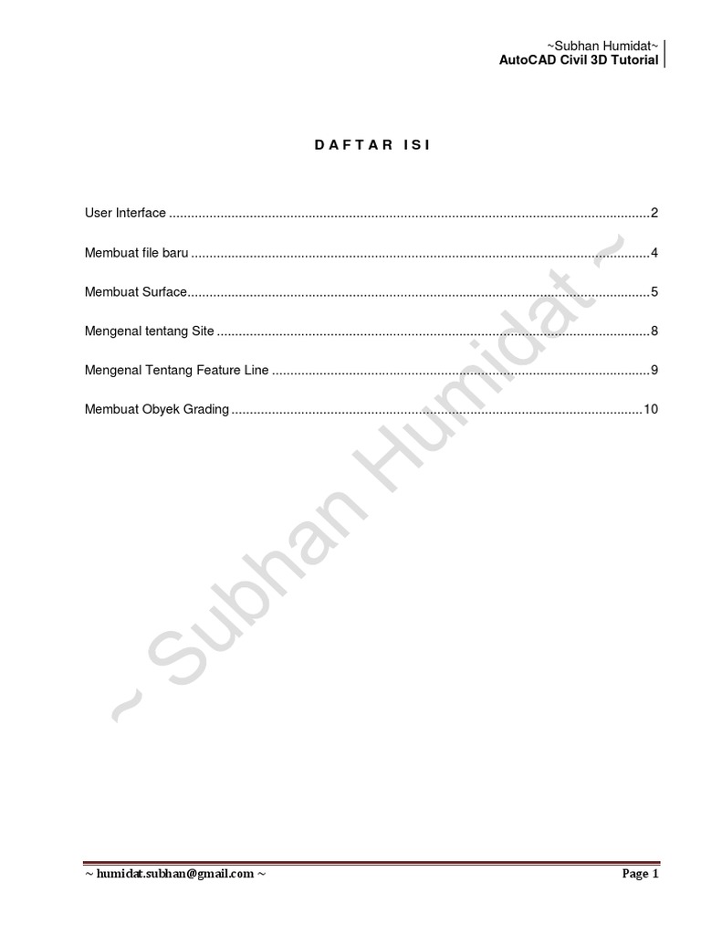 Tutorial Civil 3D Grading PDF | PDF