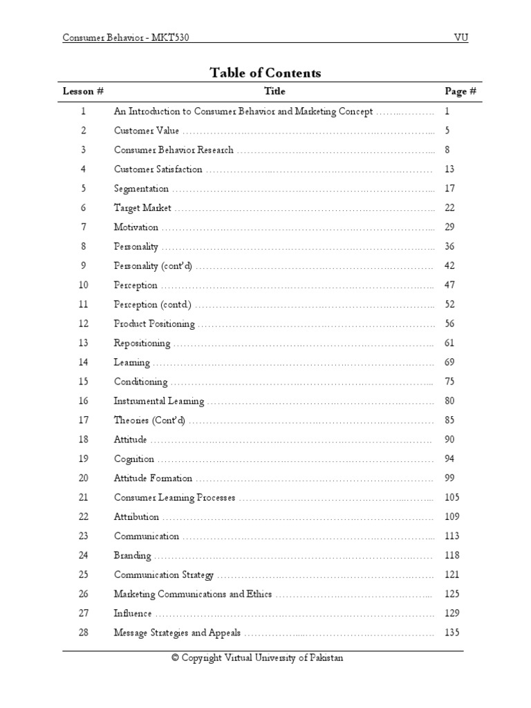 Consumer Behavior Handouts PDF | PDF | Sampling (Statistics) | Market ...