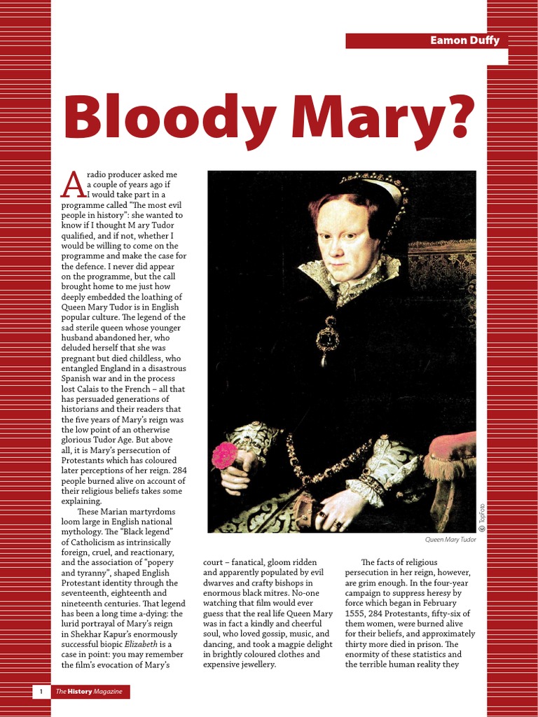 Bloody Mary PDF | PDF | Elizabeth I Of England | Heresy