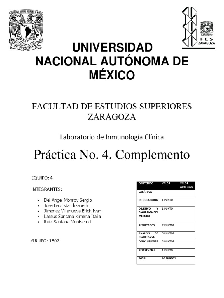 Complemento | PDF | Sistema complementario | Inmunología