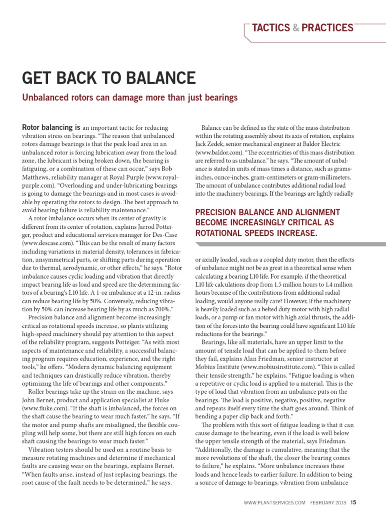 Get Back To Balance: Unbalanced Rotors Can Damage More Than Just ...