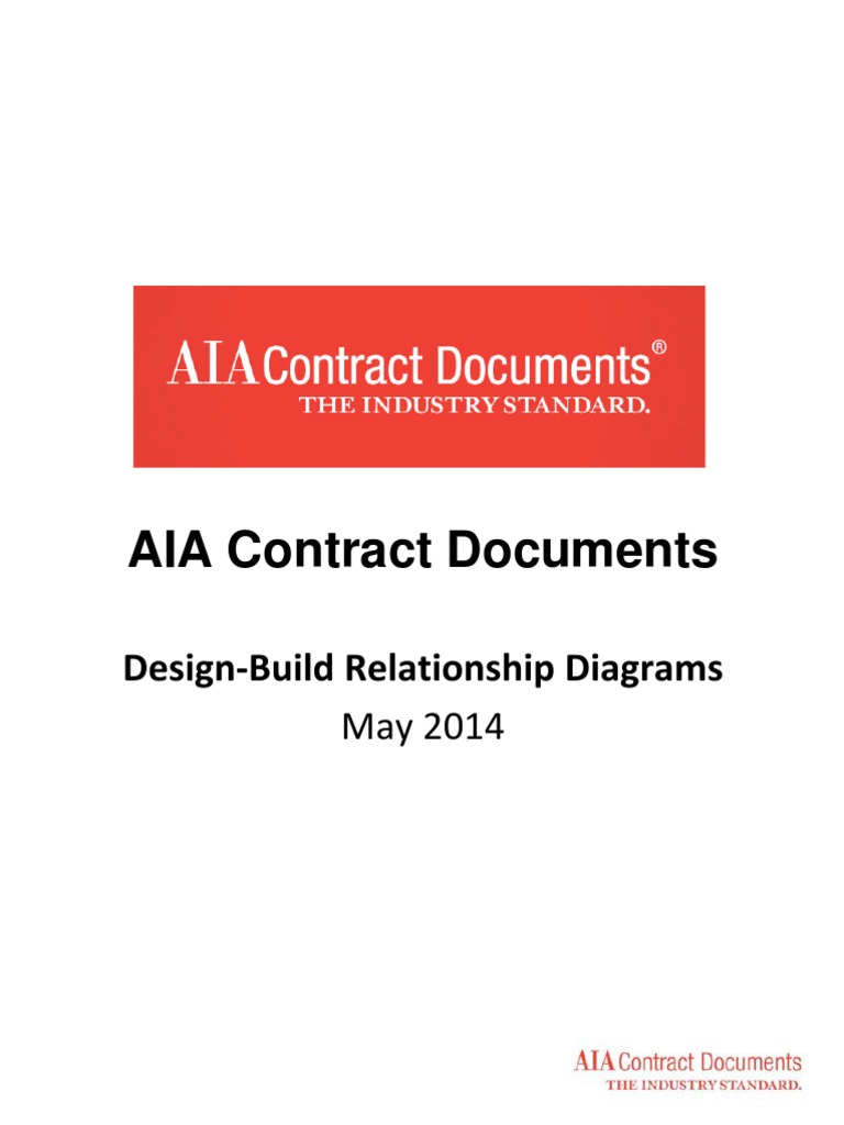 AIA Contract Documents-Design-Build Relationship Diagrams (2014.05 ...