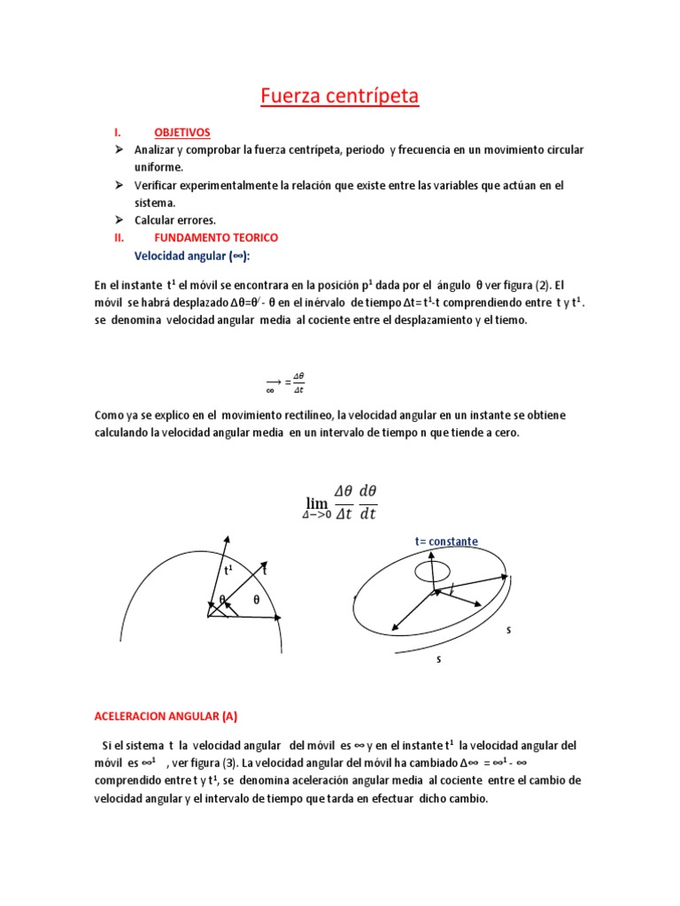 Fuerza Centrípeta | Aceleración | Fuerza