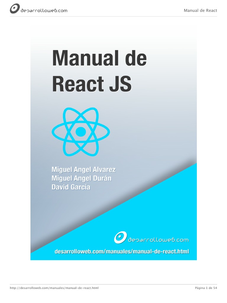 Manual de React | PDF | Script Java | Servidor web