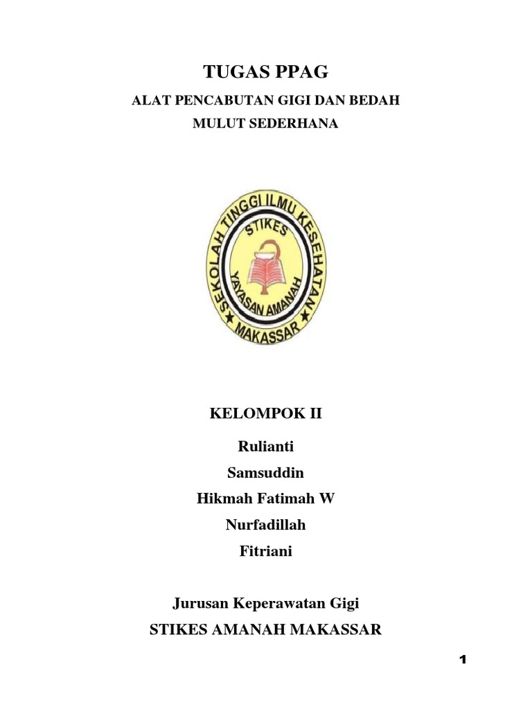 Alat Pencabutan Gigi dan Bedah Mulut | PDF | Griya & Taman