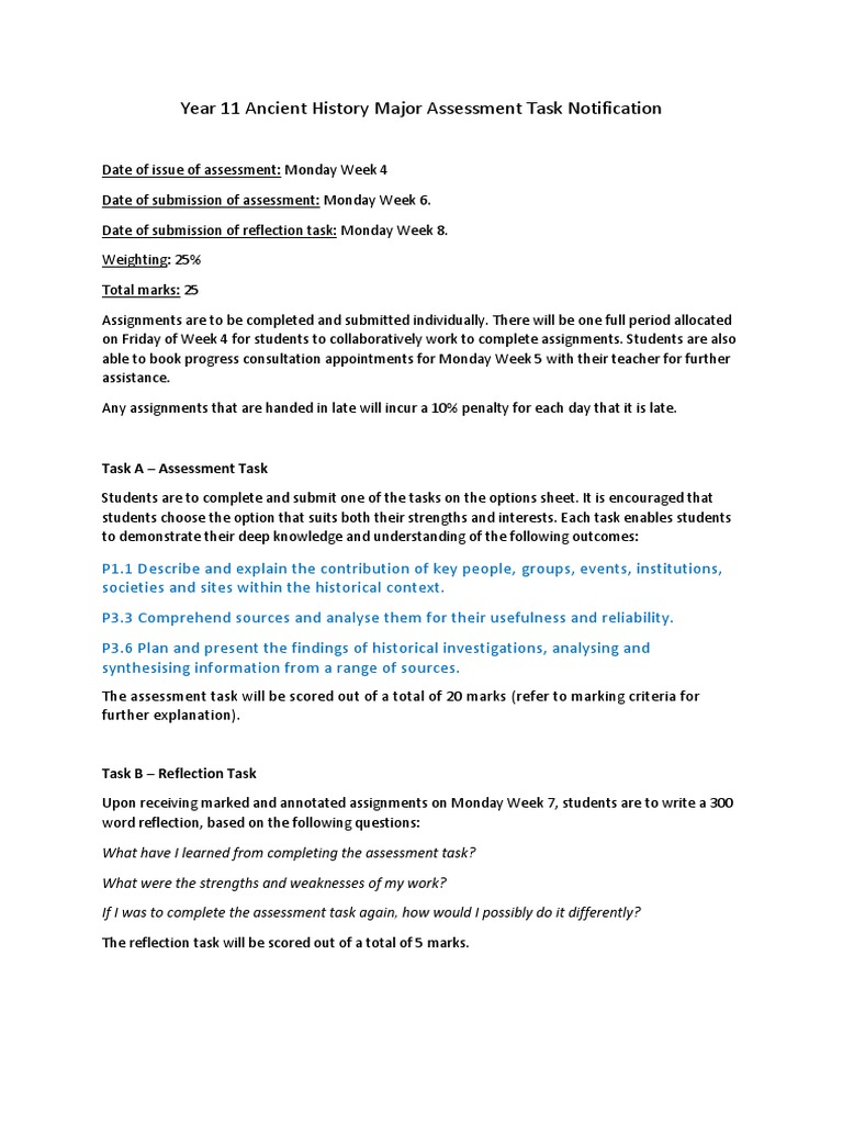 Persepolis Assessment Task | PDF | Achaemenid Empire | Educational ...