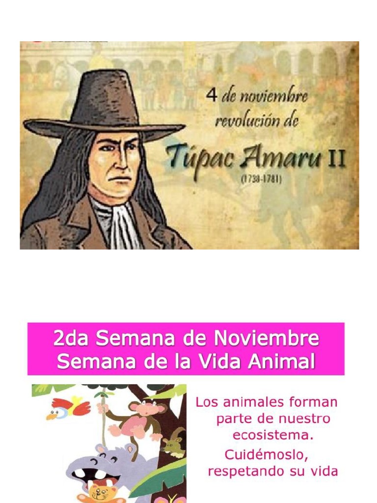 Fechas Civicas Noviembre Peru | PDF