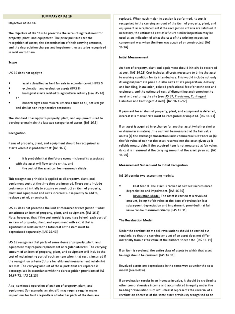 IAS-16.pdf | International Financial Reporting Standards | Depreciation