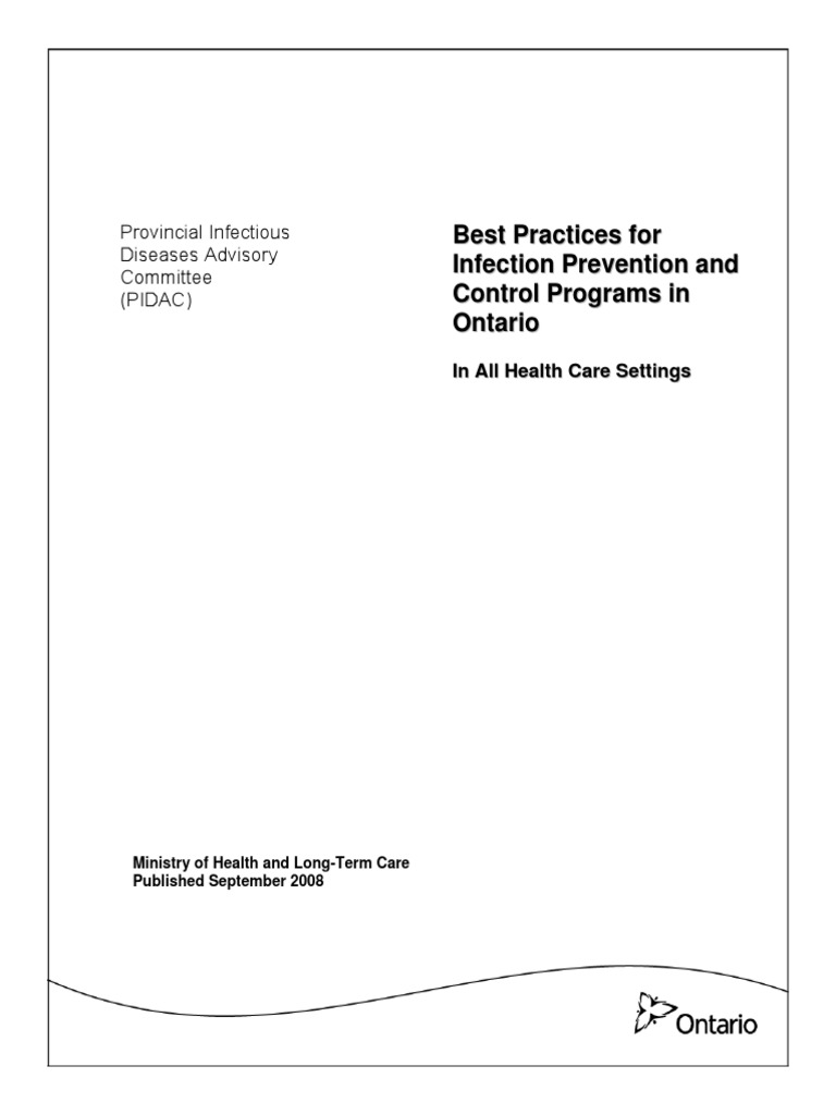 Best Practices For Infection Prevention and Control Programs | PDF ...
