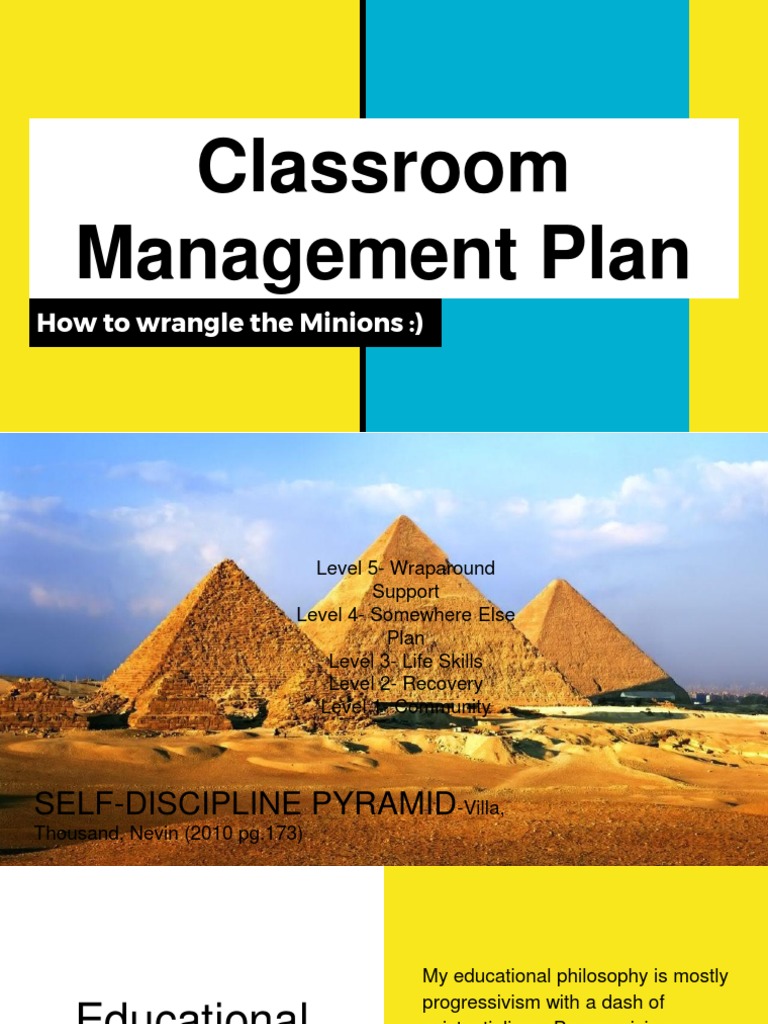 Classroom Management Plan | PDF | Classroom | Philosophy Of Education