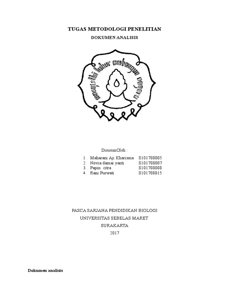 Metode dan Analisis Dokumen Kualitatif | PDF