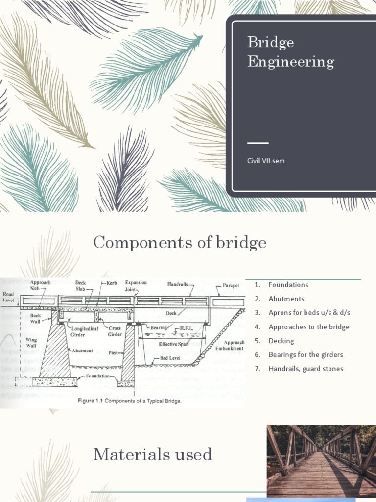 Bridge Engineering - Basics | PDF