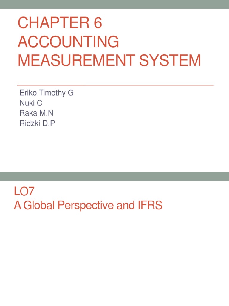 Accounting Measurement System | PDF