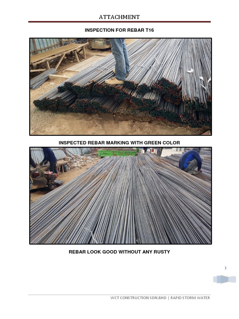 Example of Rebar Inspection | PDF | Reinforced Concrete