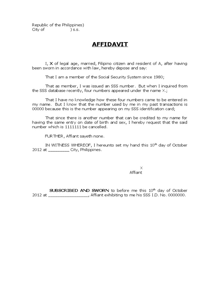 SSS Aff-Cancellation of Number | PDF