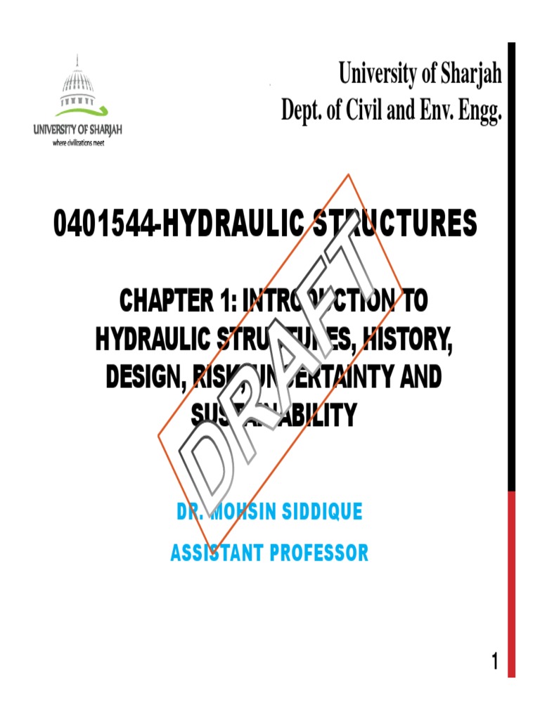 0401544-Hydraulic Structures | PDF | Sustainability | Mathematical ...