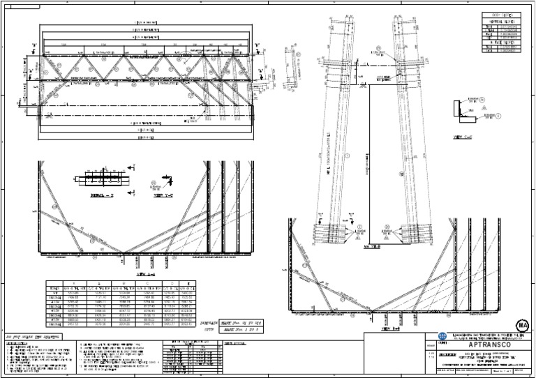 220kv MC - Tower Ma - Stub Template-Model | PDF