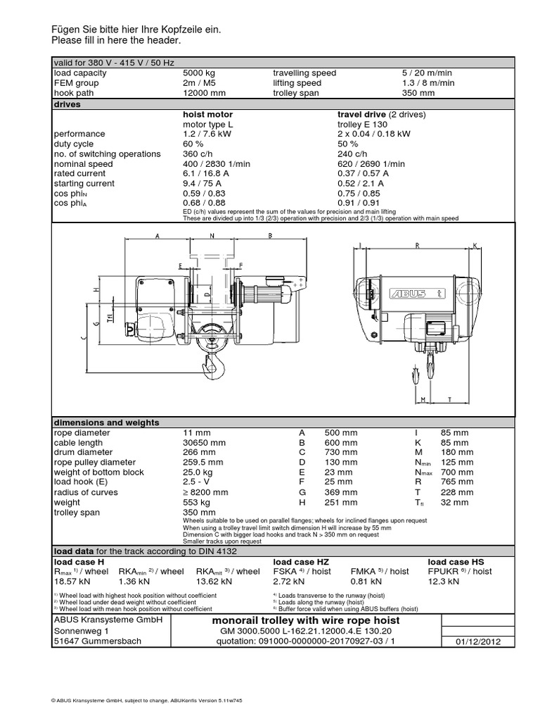 SC10876B - Hoist Drawing | PDF | Machines | Mechanical Engineering