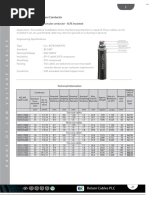PILC Cable Specifications and Diagrams | PDF | Wire | Cable