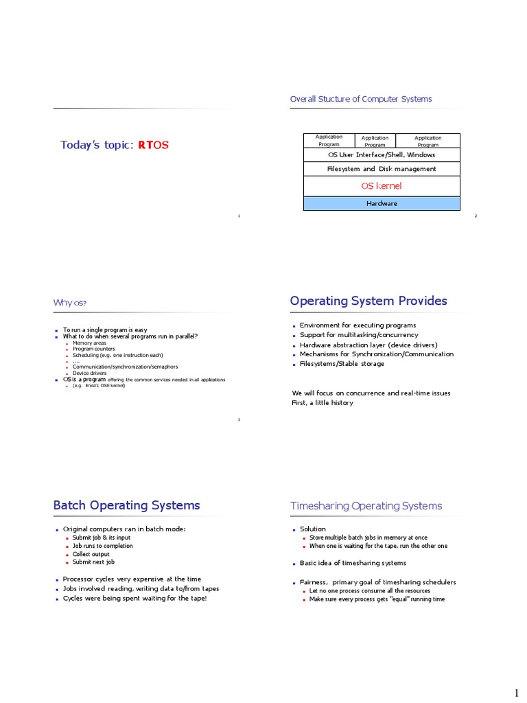 Rtos PDF | PDF | Scheduling (Computing) | Thread (Computing)