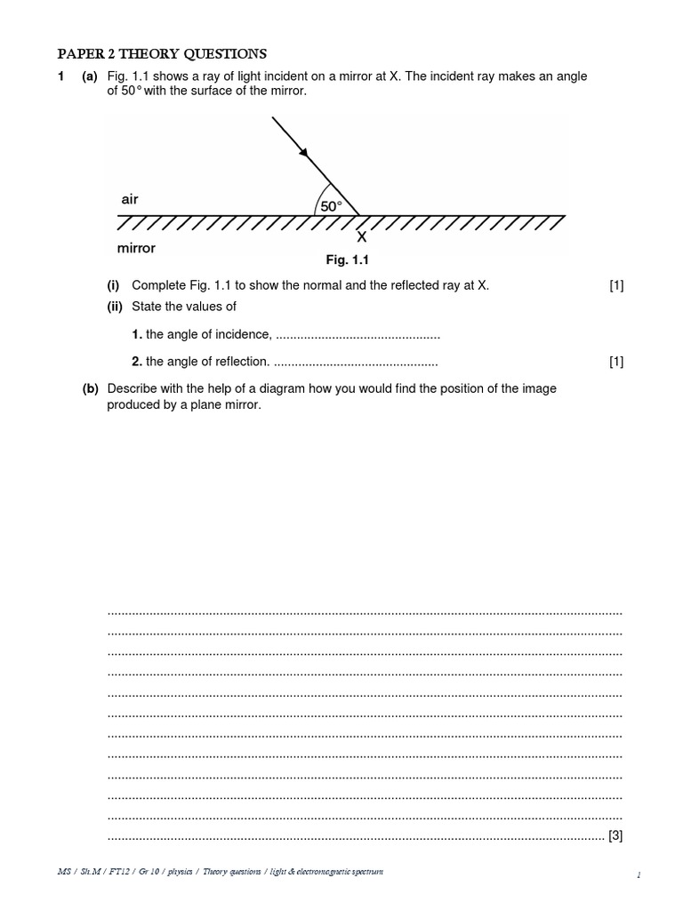 Physics S | PDF | Lens (Optics) | Optics