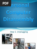 How To Assemble (15 Steps) and Disassemble (9 Steps) A Computer | PDF ...