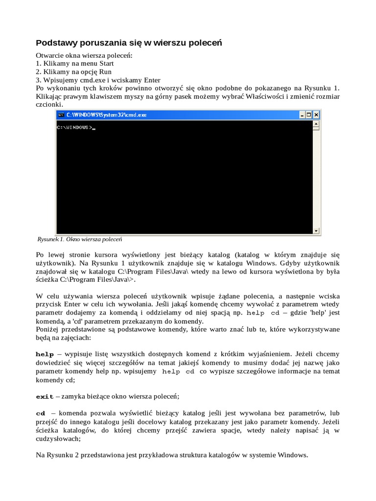 Wiersz Polecen Windows | PDF