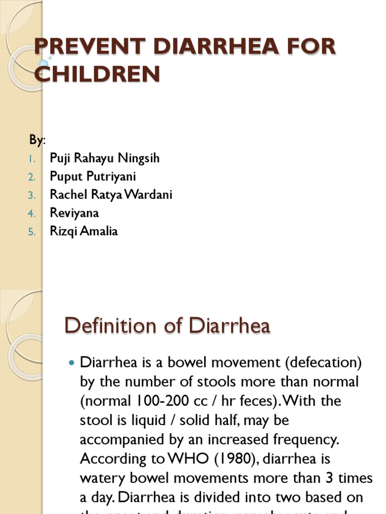 Preventing Diarrhea in Children: Effective Handwashing and Food Safety ...