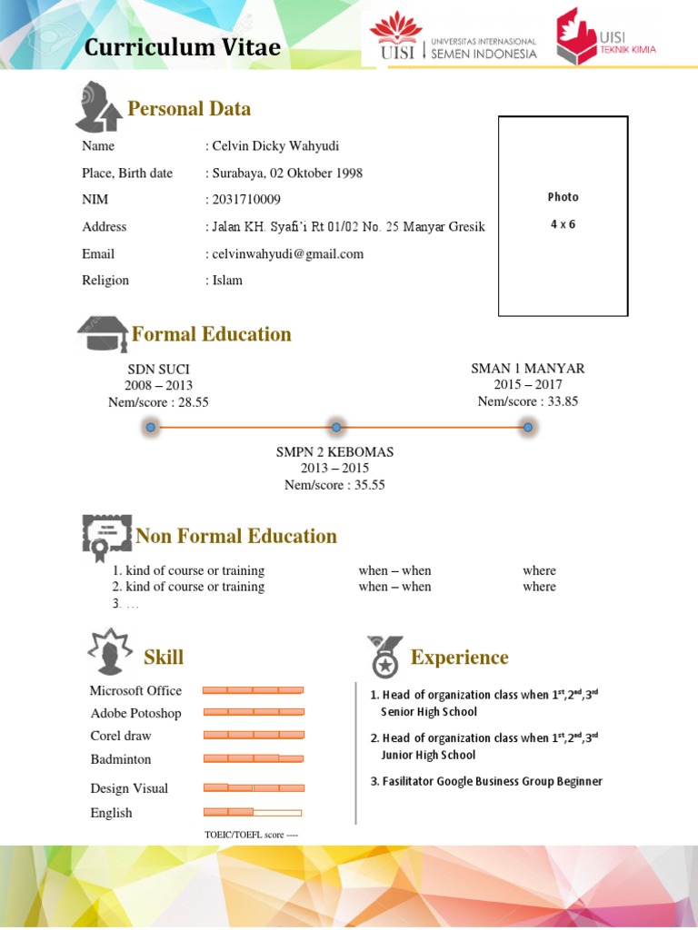 Curriculum Vitae: Personal Data | PDF