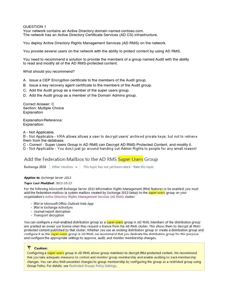 Chose | PDF | Active Directory | Hyper V