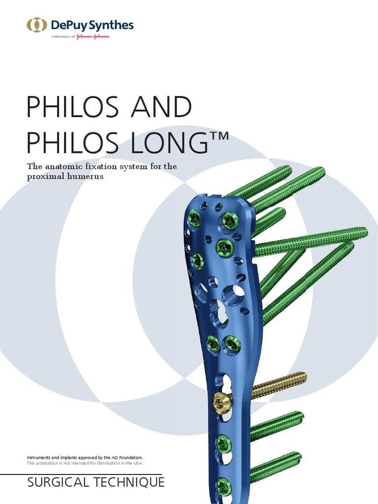 Philos and Philos Long: Surgical Technique | PDF | Magnetic Resonance ...