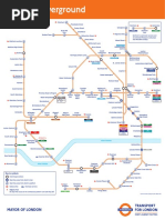Thameslink Route Map PDF | PDF | Rail Transport | Passenger Rail Transport